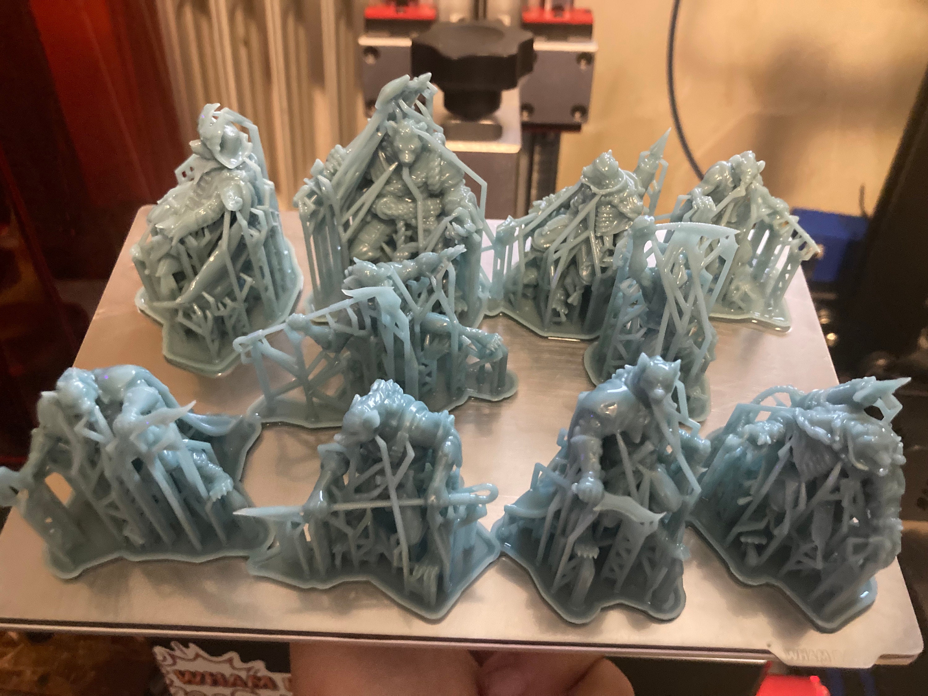 Print-a-plate Bulk 3D Printing print Minis by the Plate - Etsy