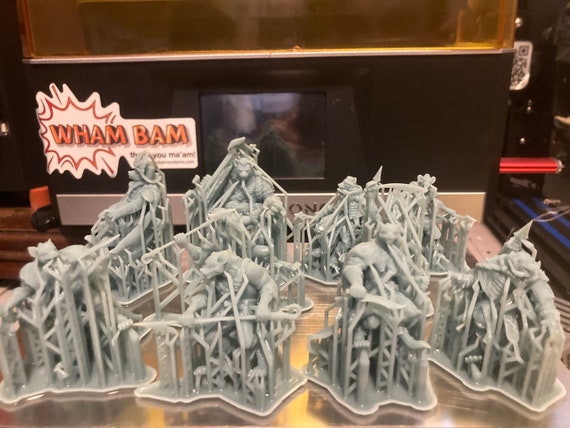 Print-a-plate Bulk 3D Printing print Minis by the Plate - Etsy