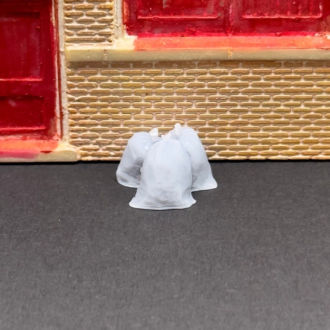 Ho Scale Trash Bags unpainted - Etsy