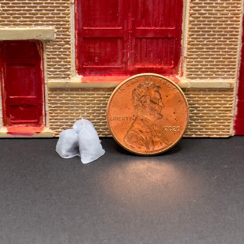 Ho Scale Trash Bags unpainted - Etsy