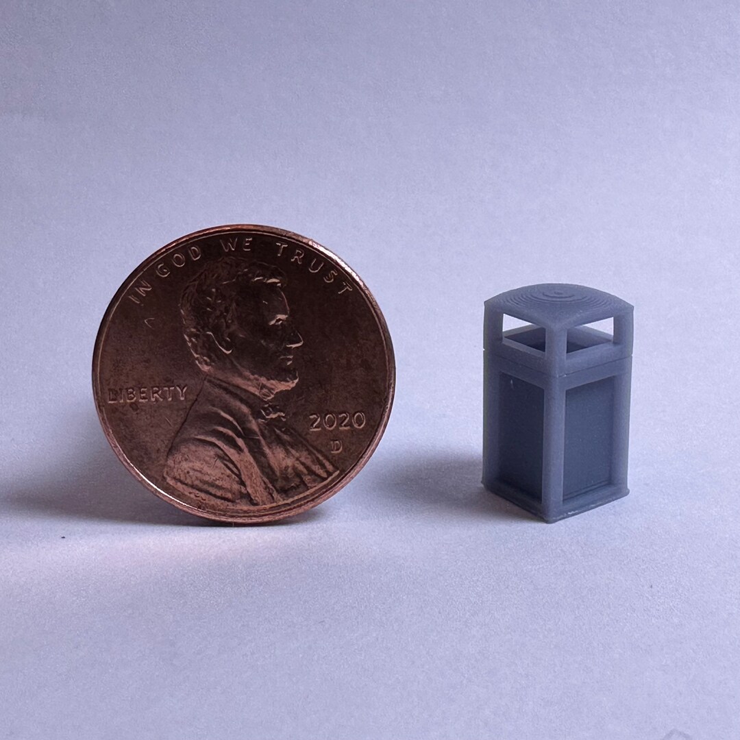 10 Ho Scale Trash Cans - Etsy