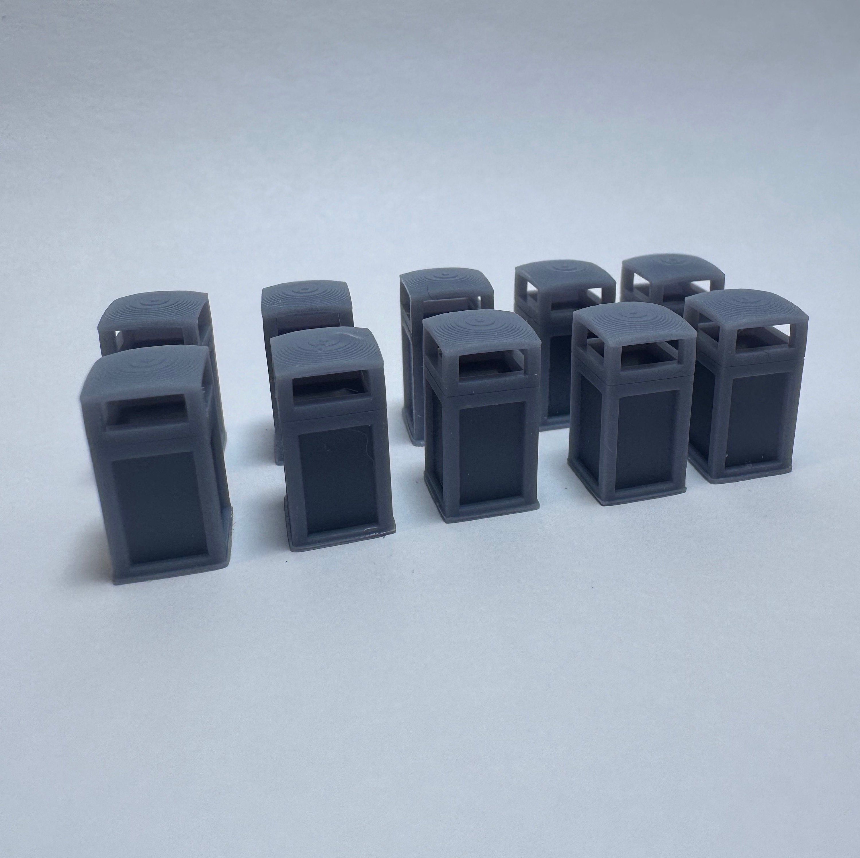 10 Ho Scale Trash Cans - Etsy