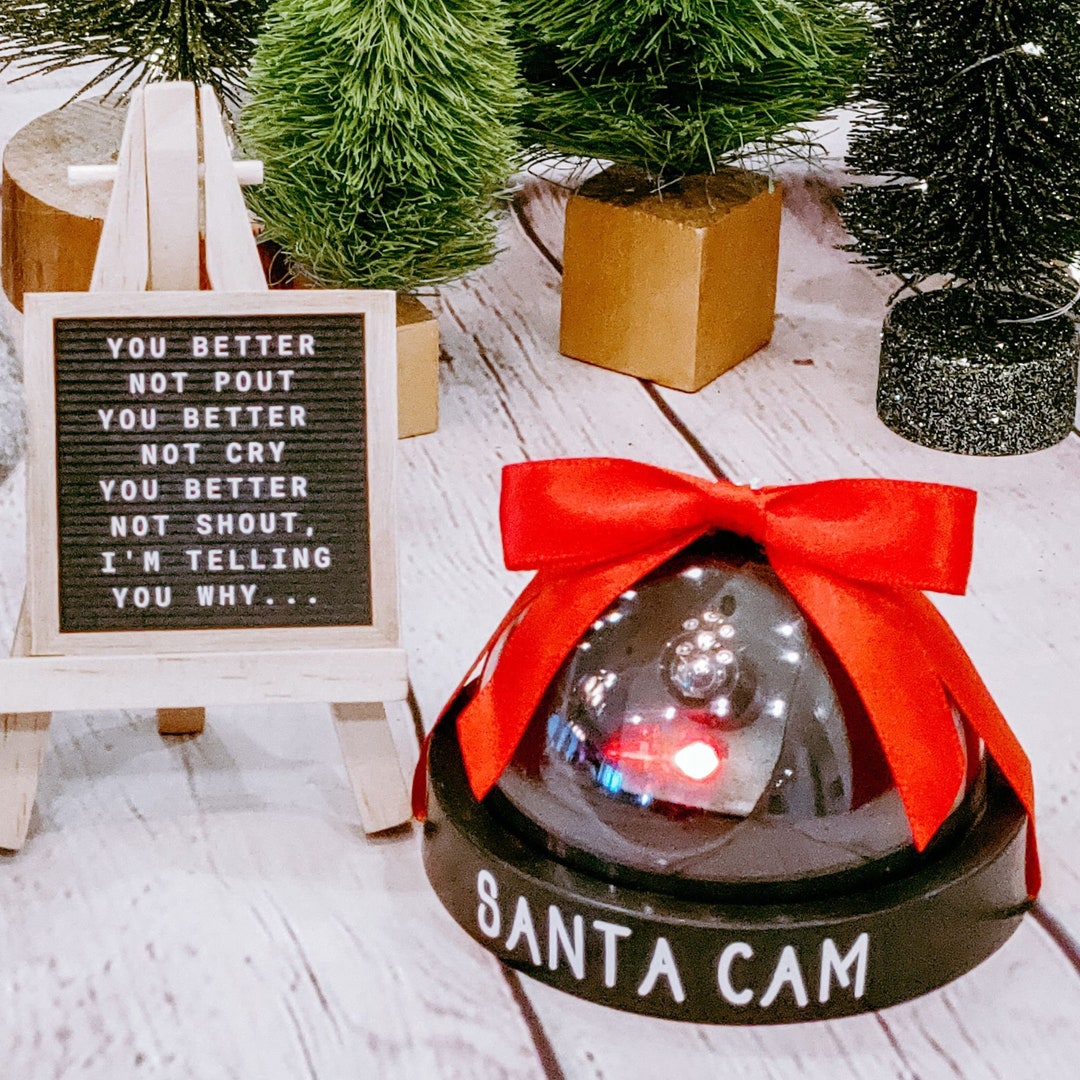 Santa Security Camera Prop, Elf Accessories, Santa Cam - Etsy