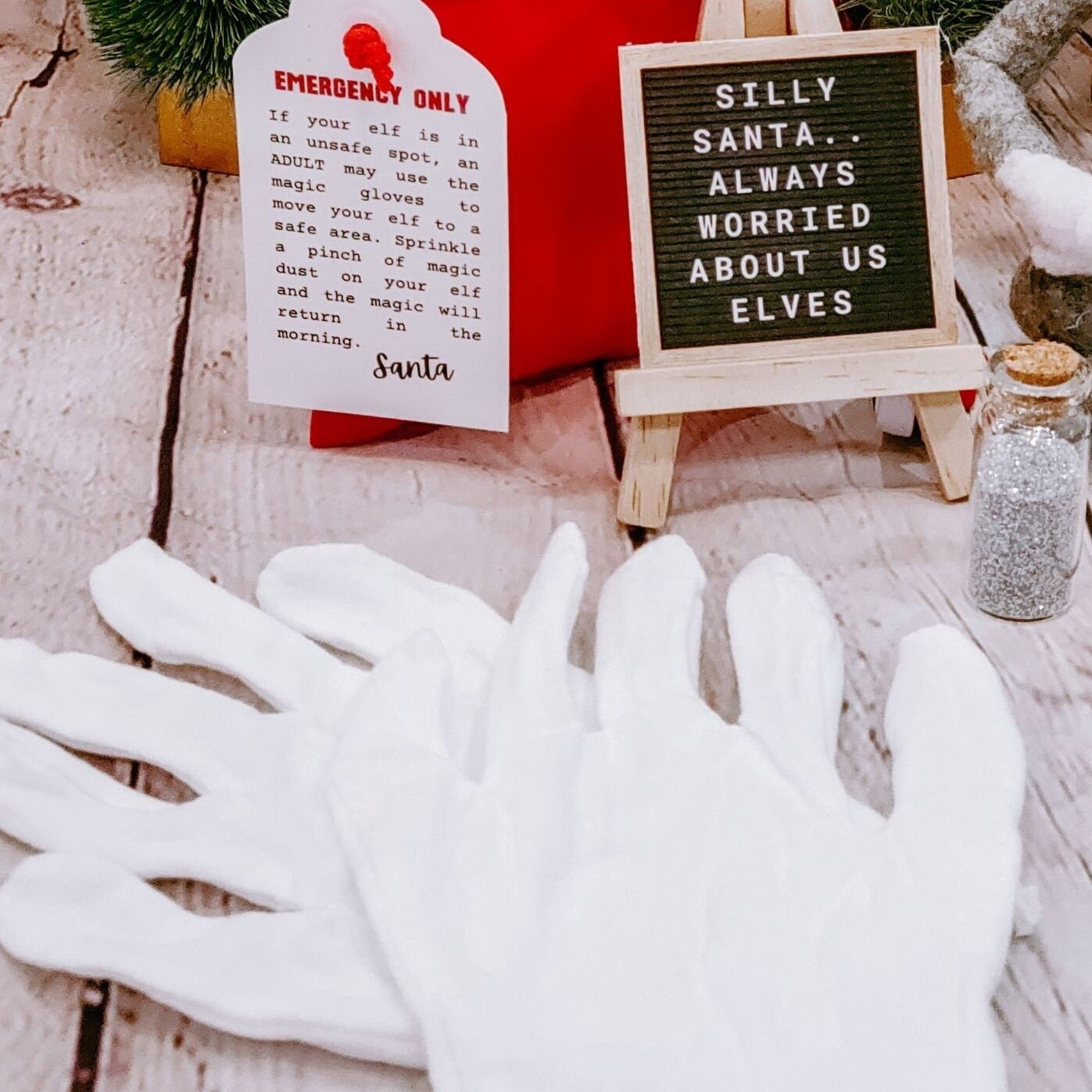 Elf Magic Gloves and Dust Prop, Elf Accessories - Etsy