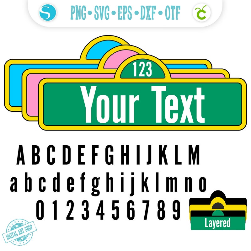 Sesame Street Sign - Etsy