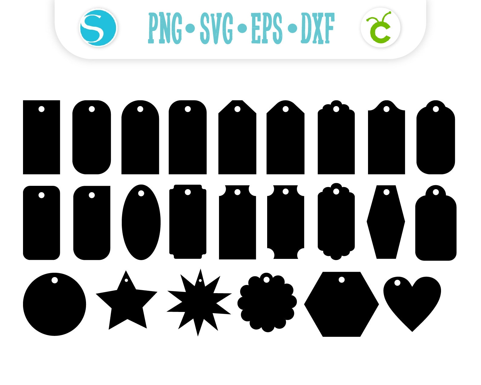 Labels SVG Vector Cricut, Leibs Svg Cut Tags SVG for Cricut, Labels ...