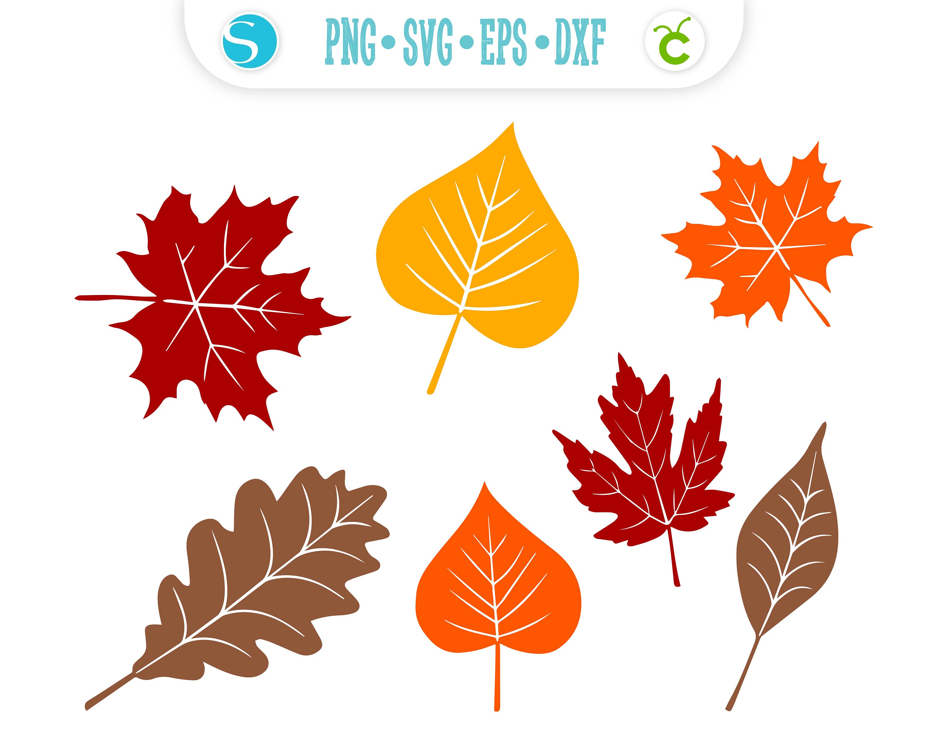 Leafs SVG Vector Cricut Leaf Cut Vector Leaf Cricut File, Leaf SVG for ...