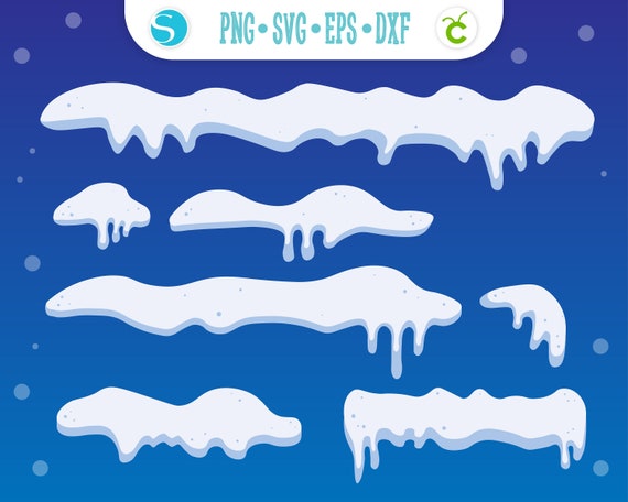Snow SVG Layered PNG Snow Clipart Svg Cricut Snow Png Snow | Etsy Australia
