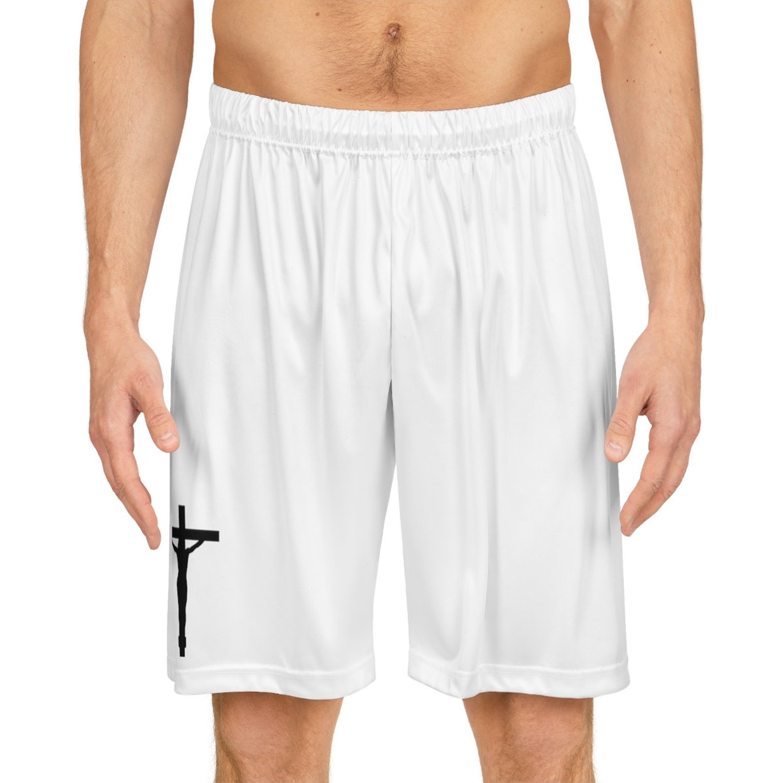 Men's Christian Gym Apparel Baptism Shorts Jesus - Etsy
