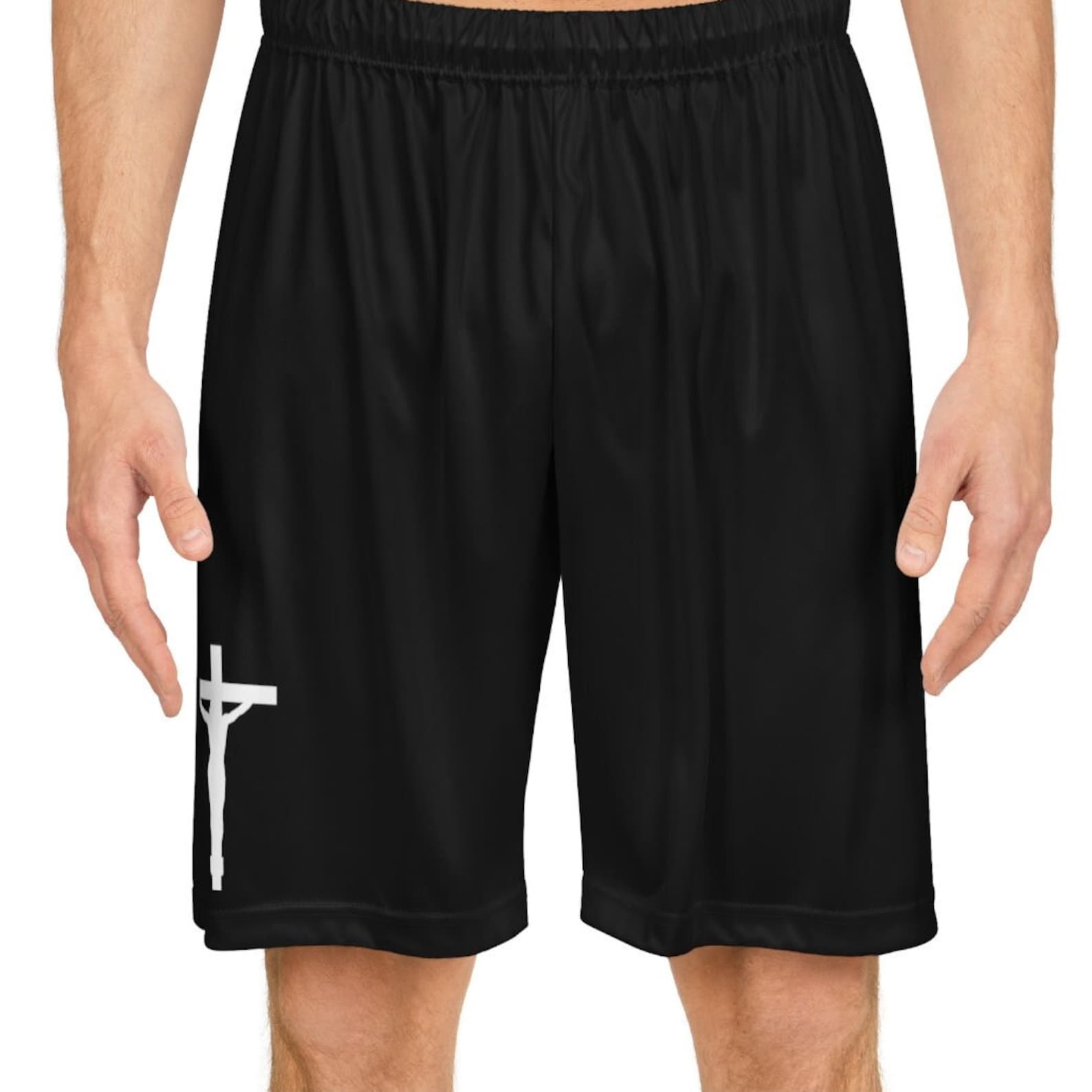 Men's Christian Gym Apparel Jesus Basketball Shorts - Etsy