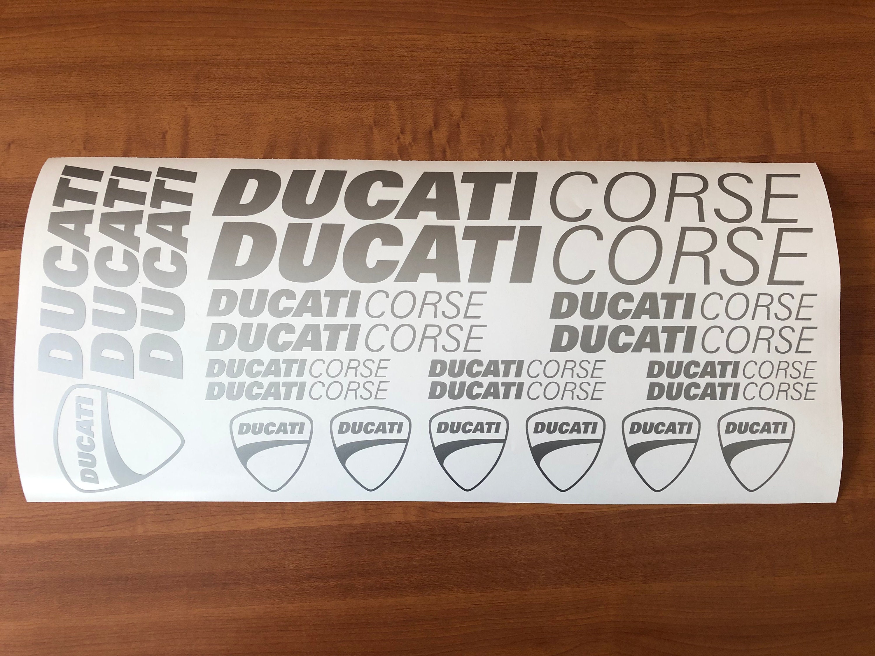 Ducati Corse Decal Sticker Set for Bike - Etsy