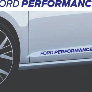 2pcs FORD PERFORMANCE Decal Sticker Sport Racing Stripe Emblem Car ...