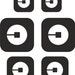 6pcs Uber Logo Decals Sticker Vinyl for Car Bumper Window Doors and ...