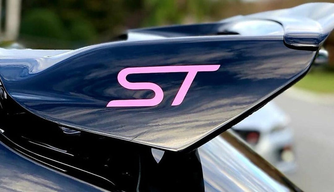 2pcs Ford ST Logo Decals Stickers for Car Bumper Window Laptop and More ...