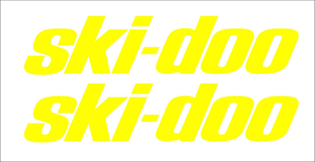 2pcs Ski-doo Snowmobile Decals Stickers - Etsy Canada