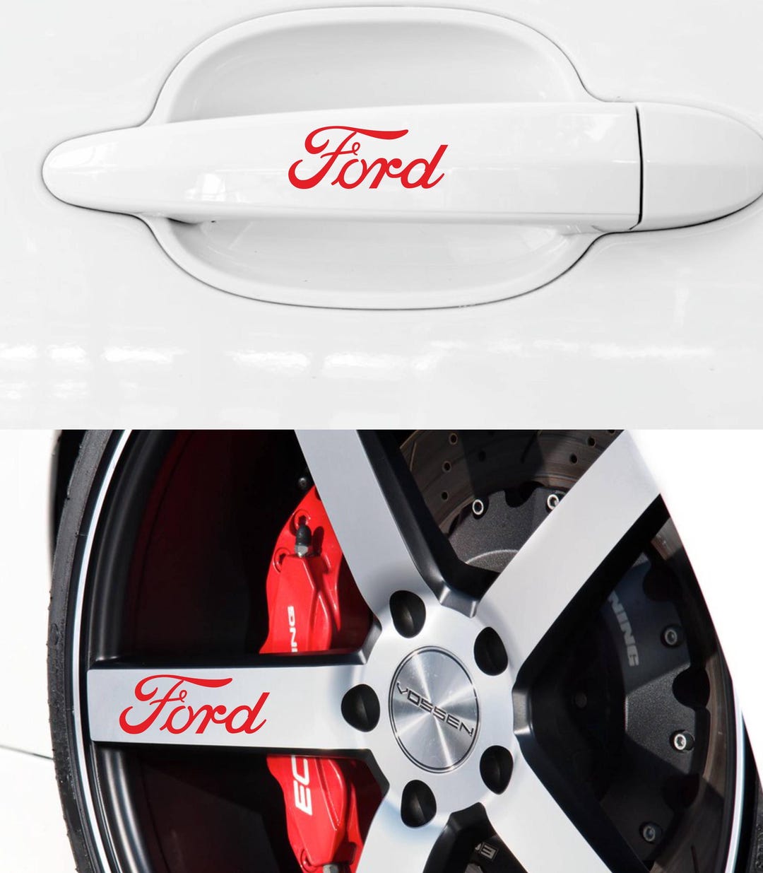 Ford Decals Stickers Set for Door Handles and Wheels Rims Windows ...