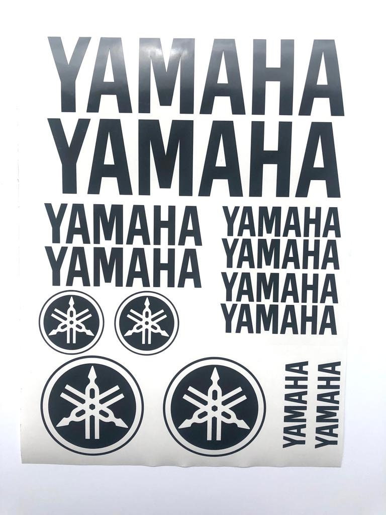 Yamaha Decals Stickers Set Kit for Motorcycle Outboard Bike Vinyl ...