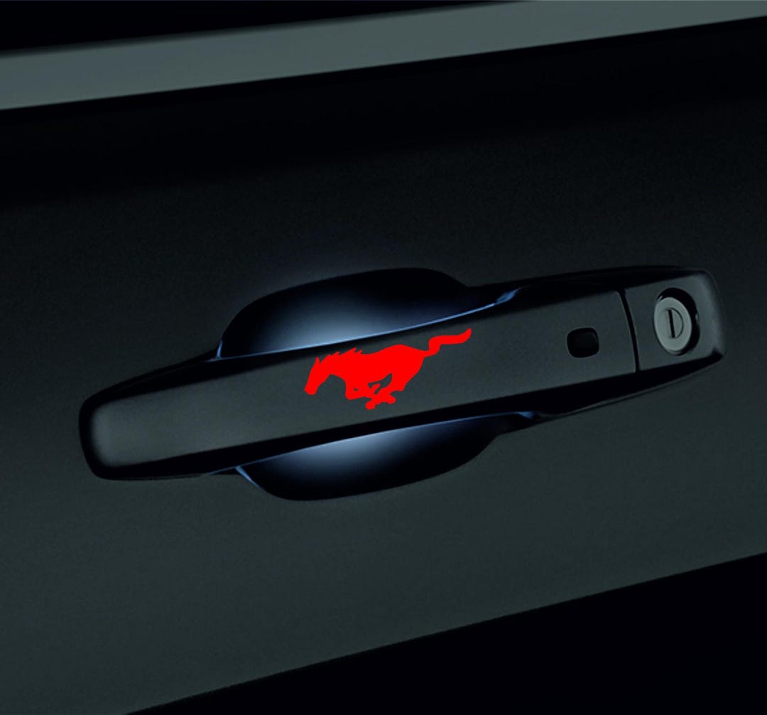 Ford Mustang Decals, Door Handle/mirror Stickers (4pcs) - Etsy