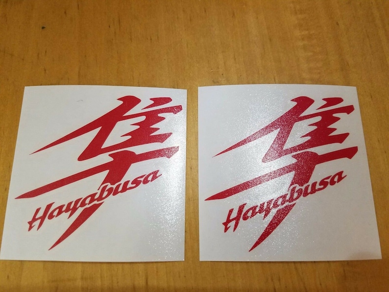 Suzuki Hayabusa Decals Stickers for Helmet Motorcycle Bike Windshield ...