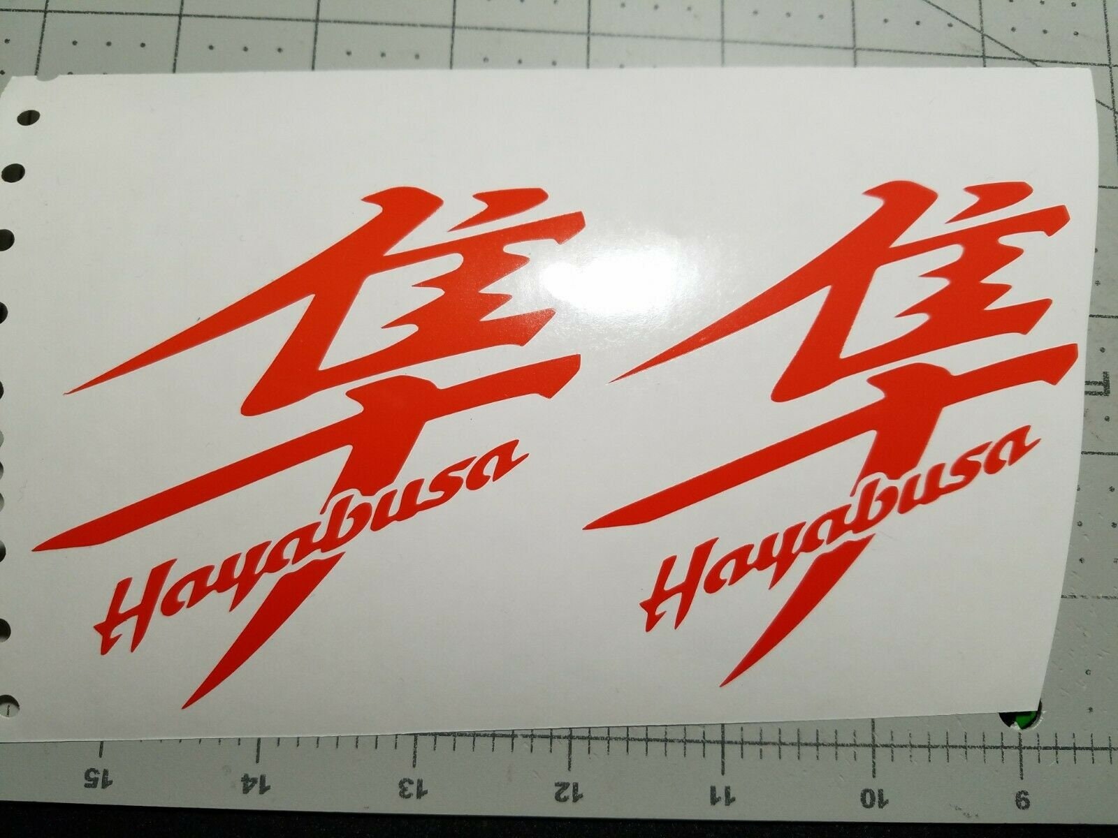 Suzuki Hayabusa Decals Stickers for Helmet Motorcycle Bike Windshield ...
