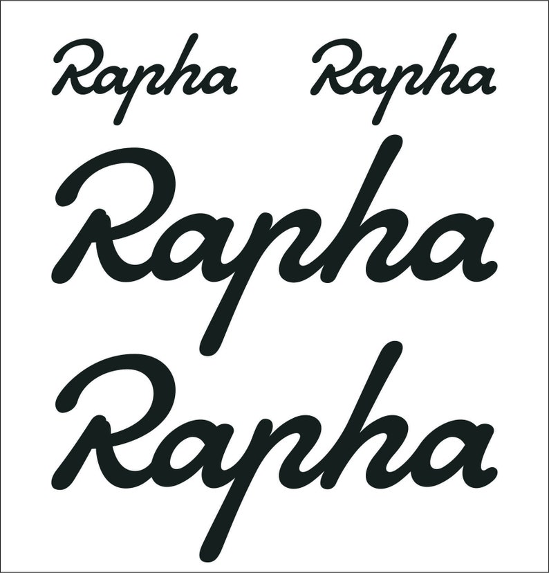 Rapha Bike Decals - Vinyl Stickers Set of 4 - Etsy
