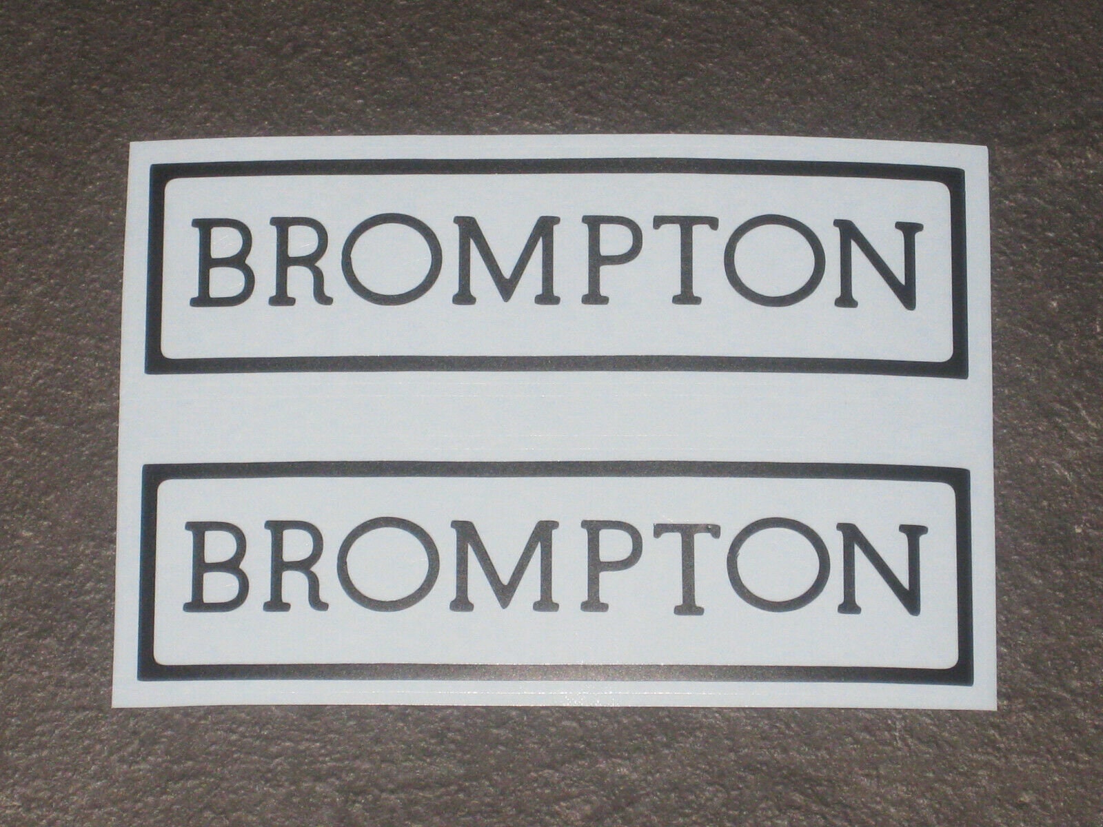 Brompton 2x Decals Stickers for Frame Vinyl Graphics Bike Mtb Road ...
