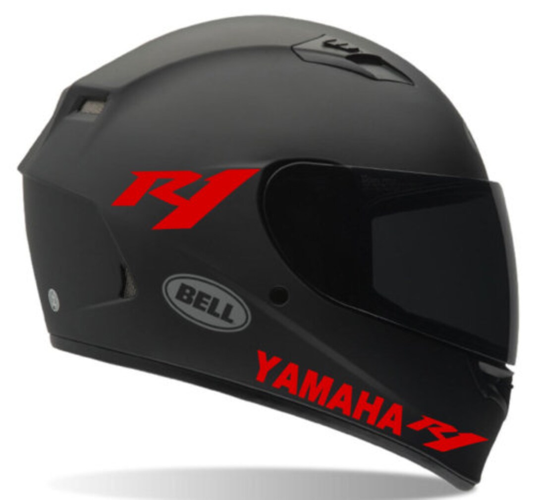 Yamaha R1 Decals Stickers for Helmet Motorcycle Bike Windshield ...