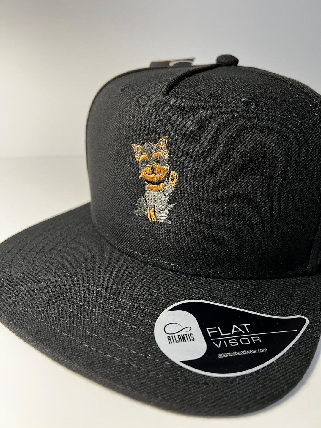 Yorkie Puppy Hat With Dogs Name Trucker Baseball Cap Dads Hat Custom ...