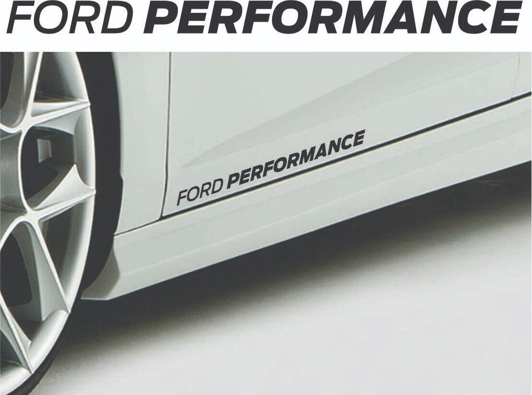 2pcs FORD PERFORMANCE Decal Sticker Sport Racing Stripe Emblem Car ...
