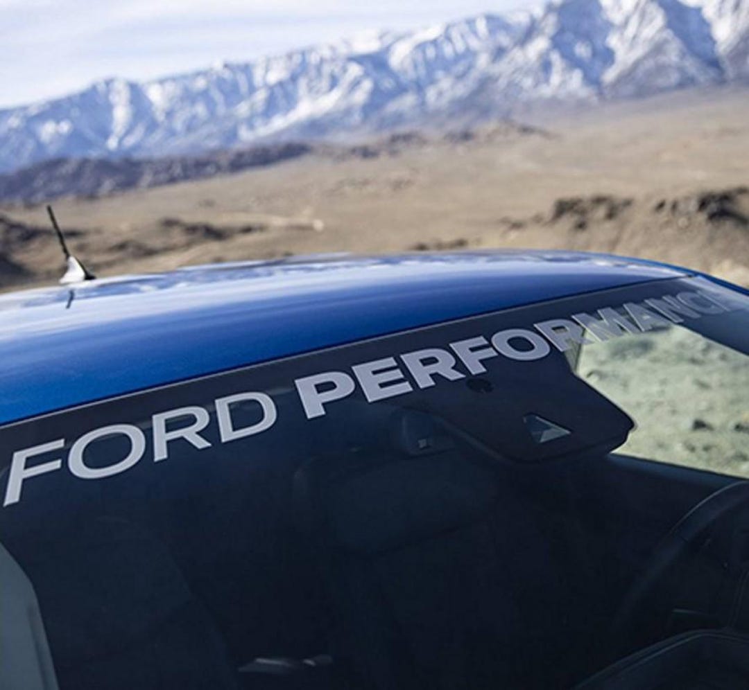 FORD PERFORMANCE Decal Sticker for Windshield Sport Racing Stripe ...