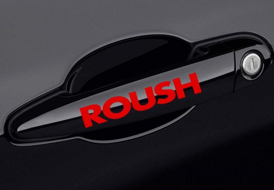 4pcs Ford Mustang Roush Decals Sticker for Door Handles Vinyl - Etsy