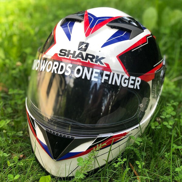 Motorcycle Helmet Decal - Etsy