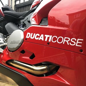 Ducati Corse Motorcycle Decals Stickers Set for Bike Fuel Tank Helmet Car Window - Etsy