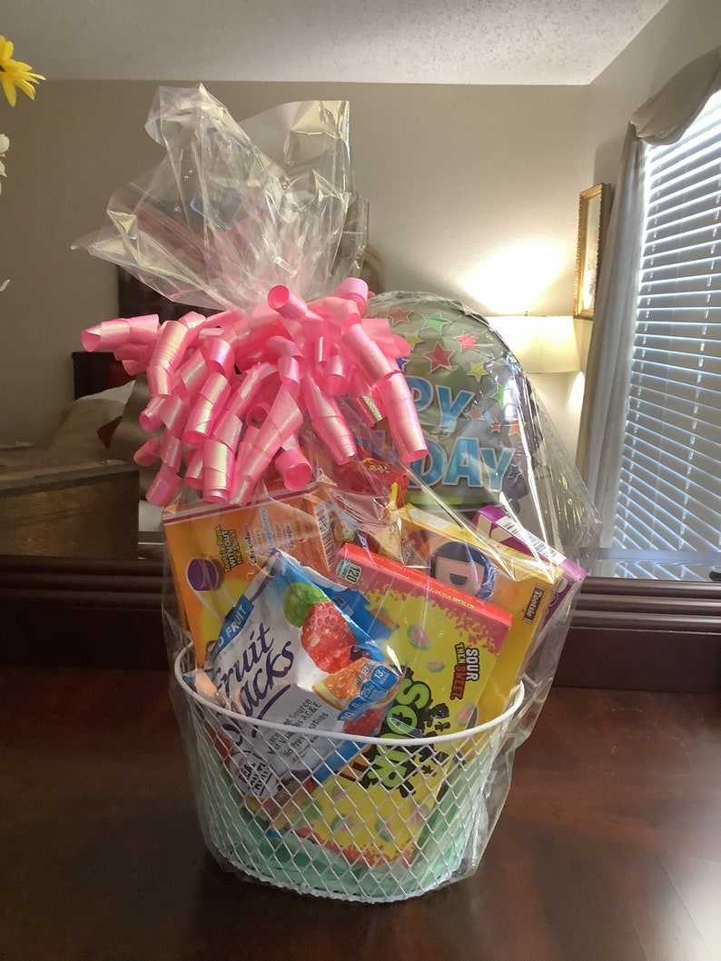 Pre-filled Happy Birthday Gift Basket - Etsy