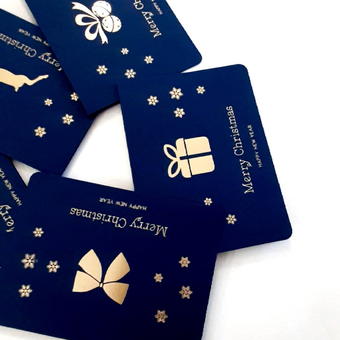 The Gold Foil Christmas Note Card - Etsy