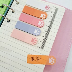 The Cute Cat Paw Sticky Tab - Etsy
