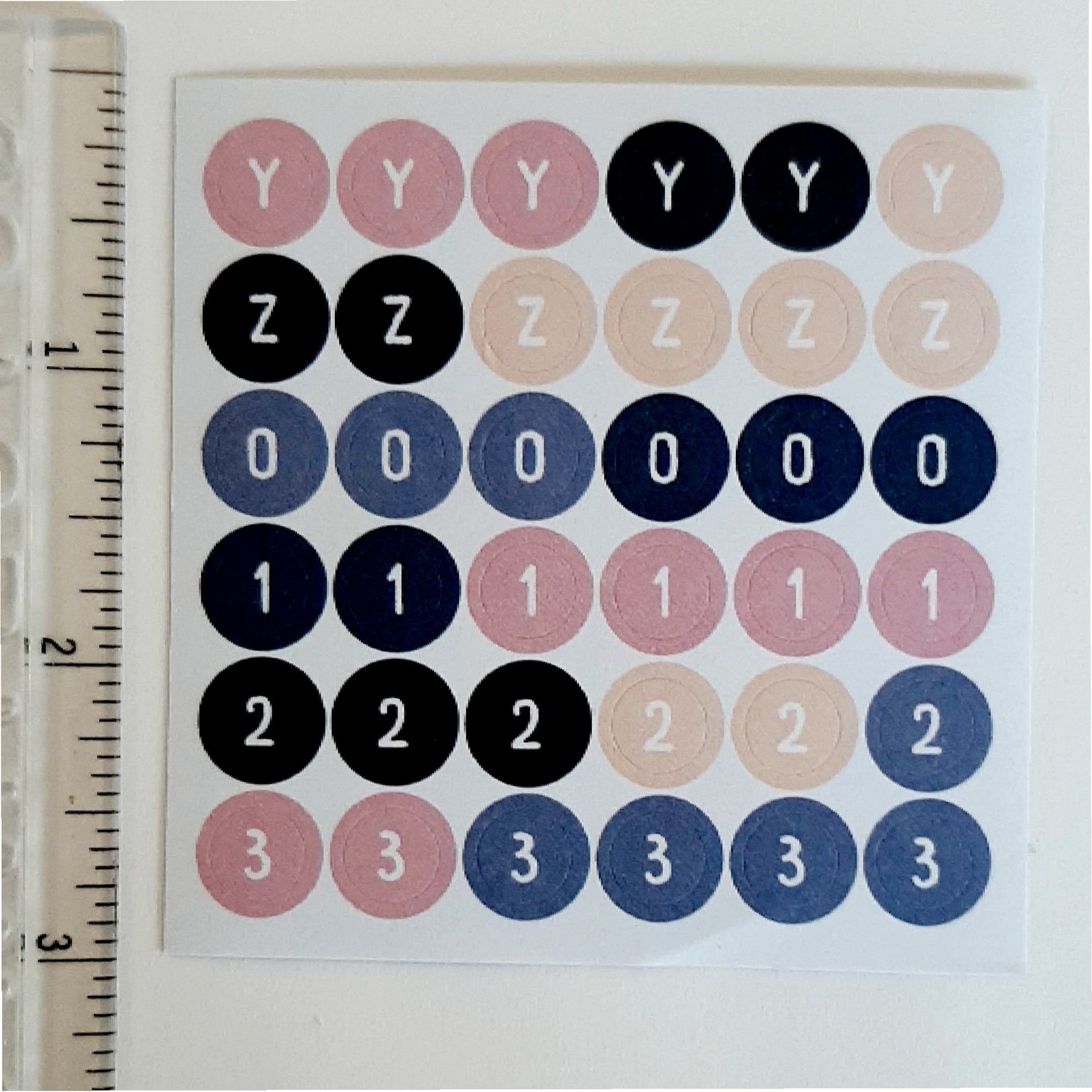 Alphabet Letter Planner Sticker Sheets - Etsy