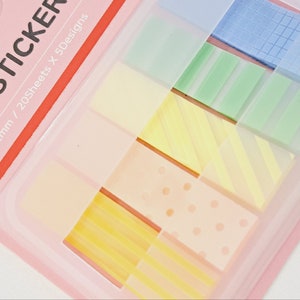 Transparent Cute Index Sticky Notes Tabs - Etsy