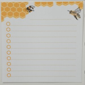 The Cute Bee Memo Notepad - Etsy