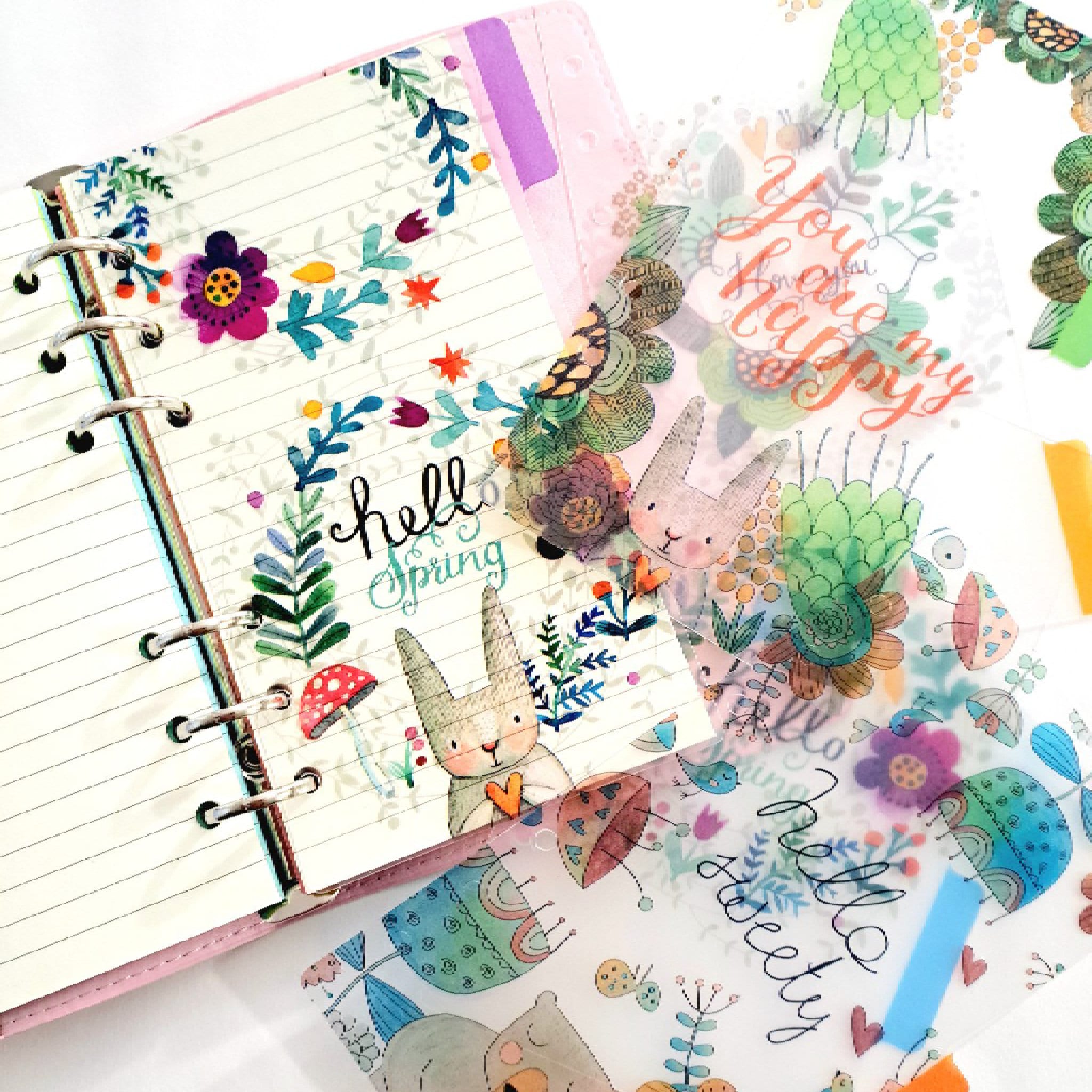 The Cute 5 Tab Binder Divider - Etsy