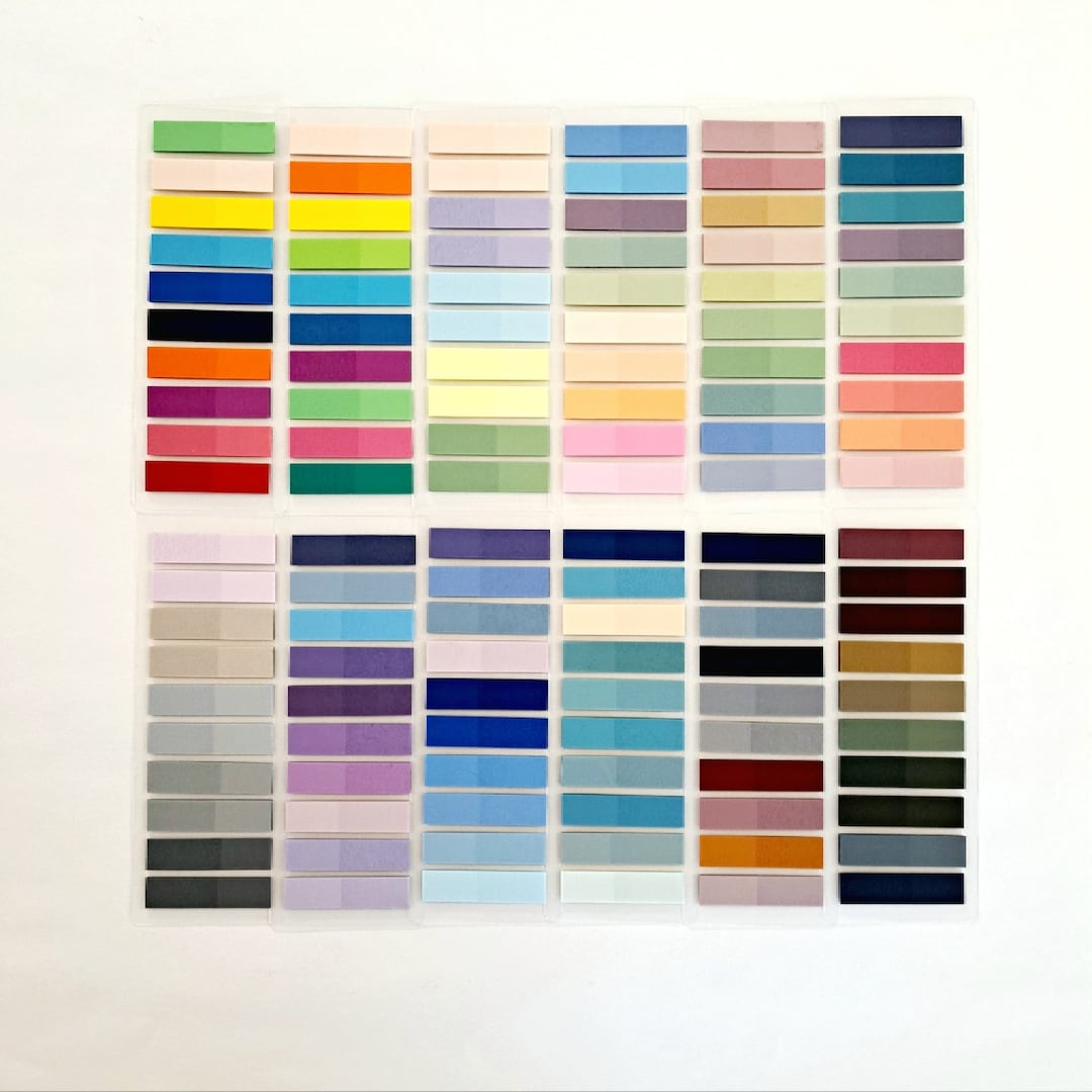 The Variety Color Sticky Tabs - Etsy