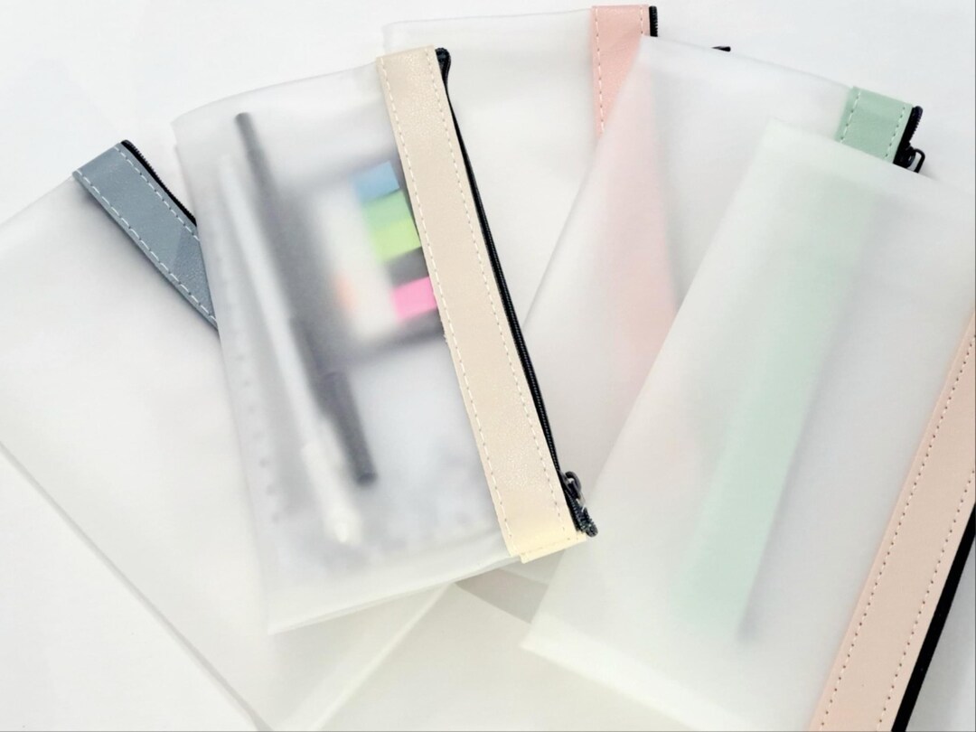 PVC Clear Pencil Case – Simple, Durable & Stylish - Etsy