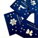 The Gold Foil Christmas Note Card - Etsy