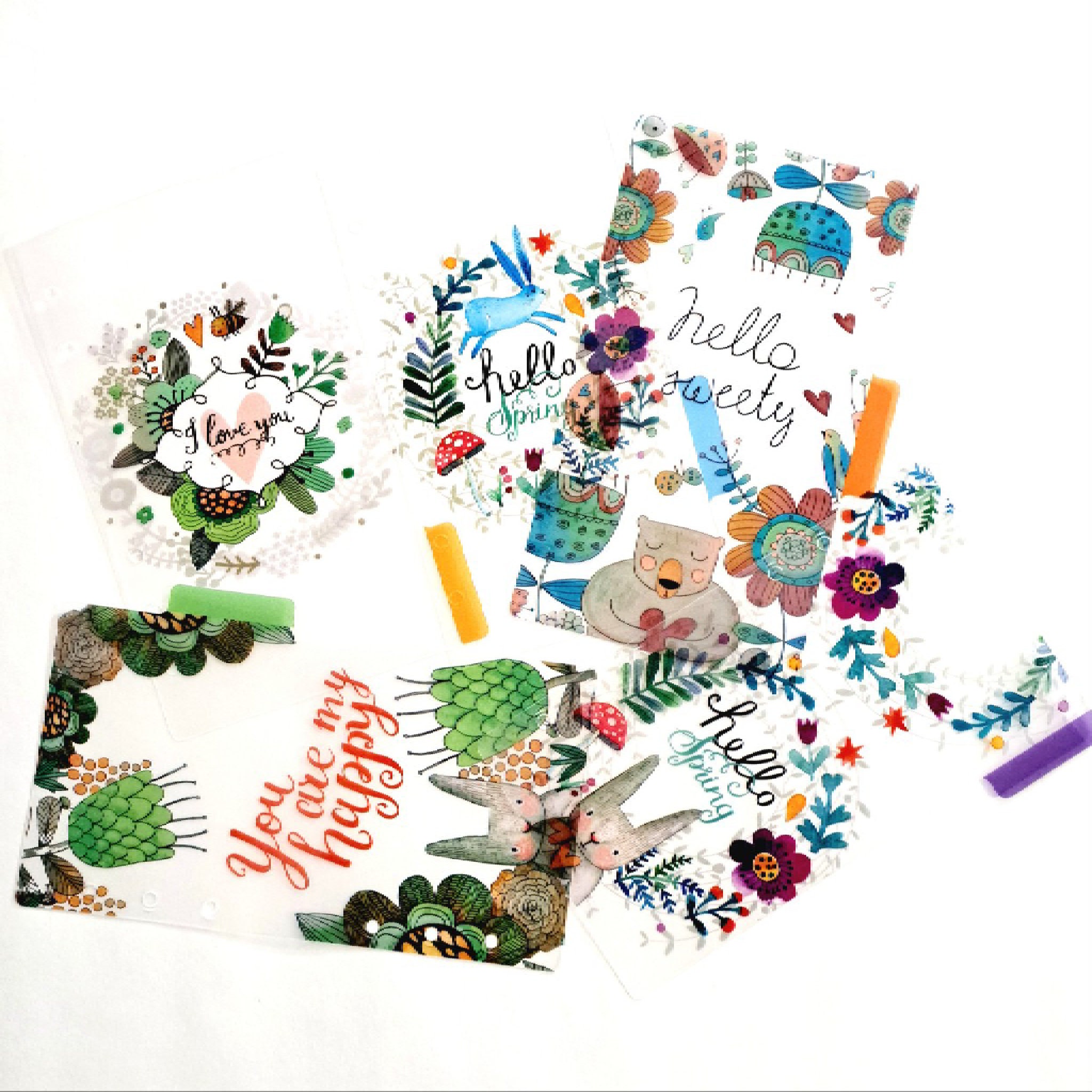 The Cute 5 Tab Binder Divider - Etsy