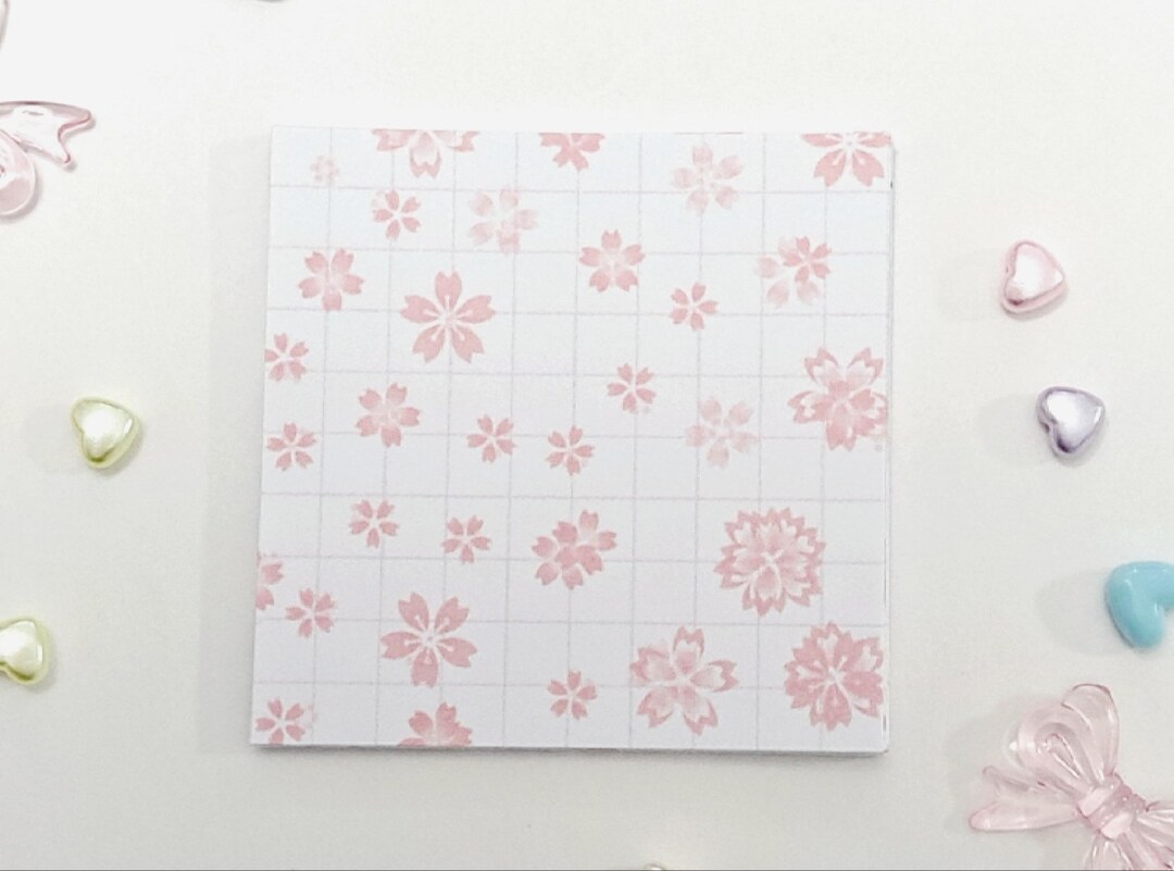 The Cherry Blossom Memo Notepad - Etsy