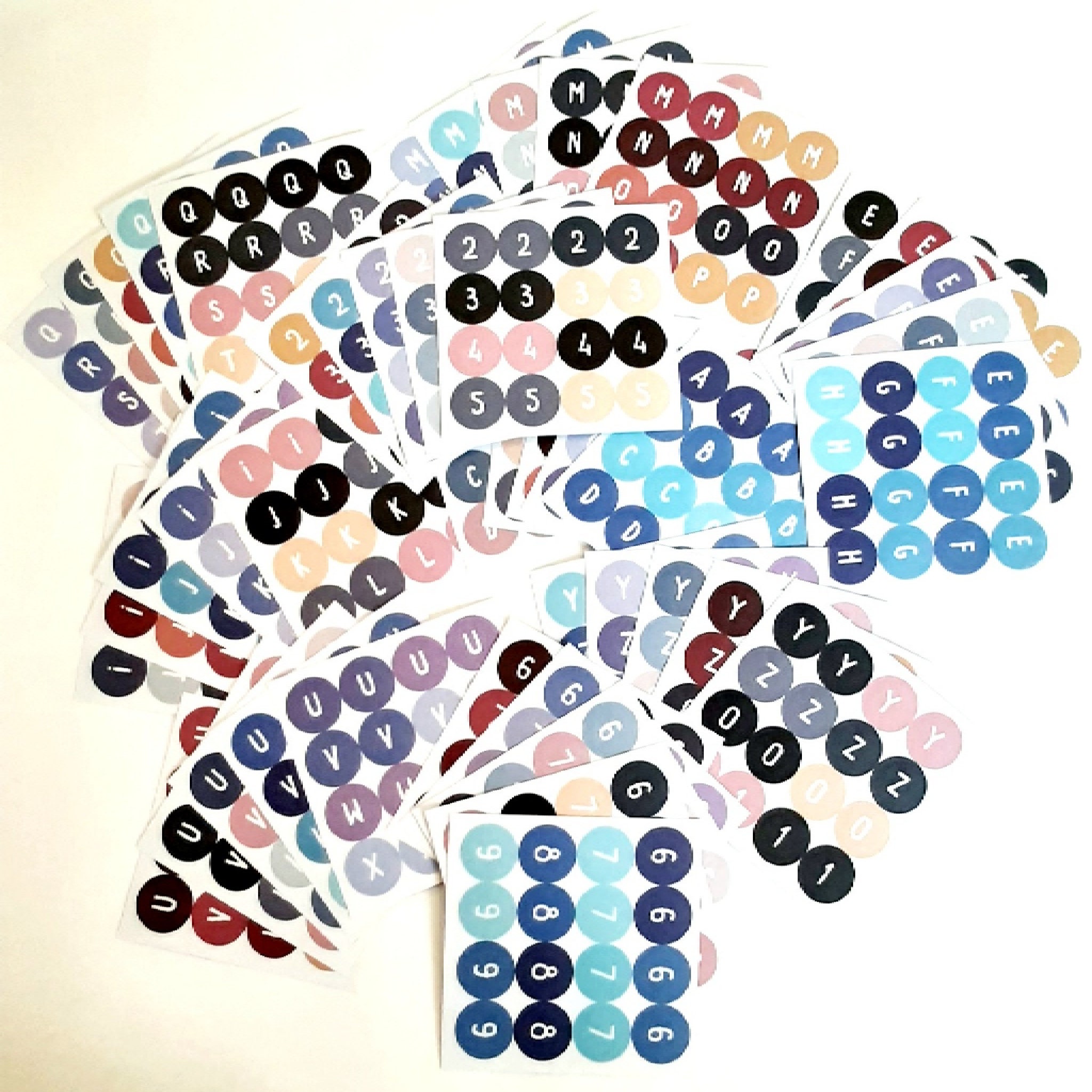 Alphabet Letter Planner Sticker Sheets - Etsy