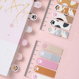 The Cute Cat Paw Sticky Tab - Etsy