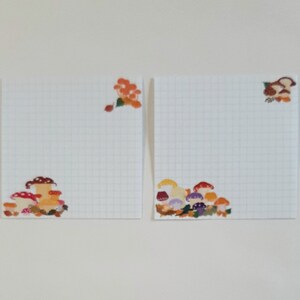 The Cute Mushroom Memo Notepad - Etsy