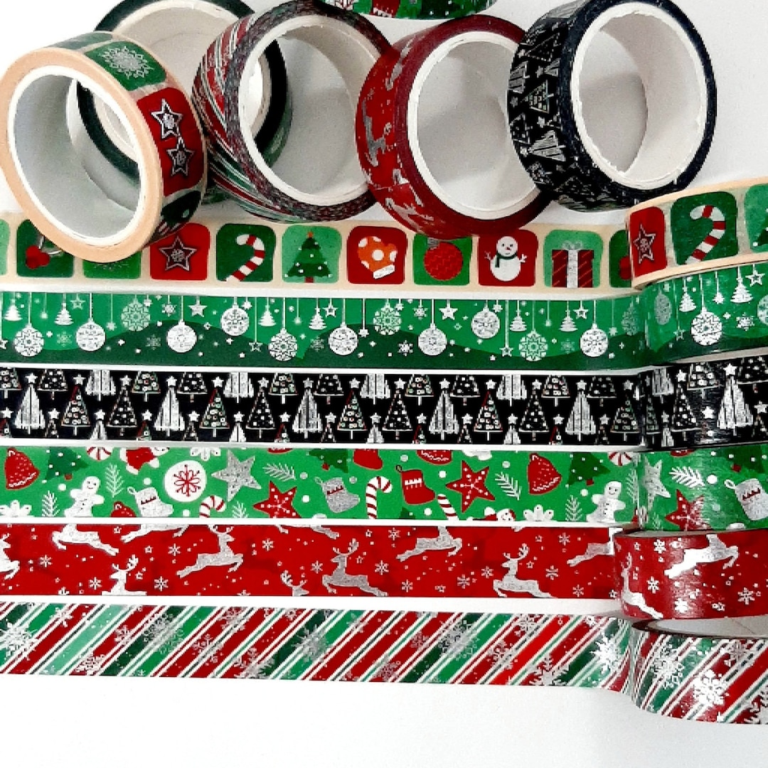The Cute Foil Christmas Washi Tape - Etsy