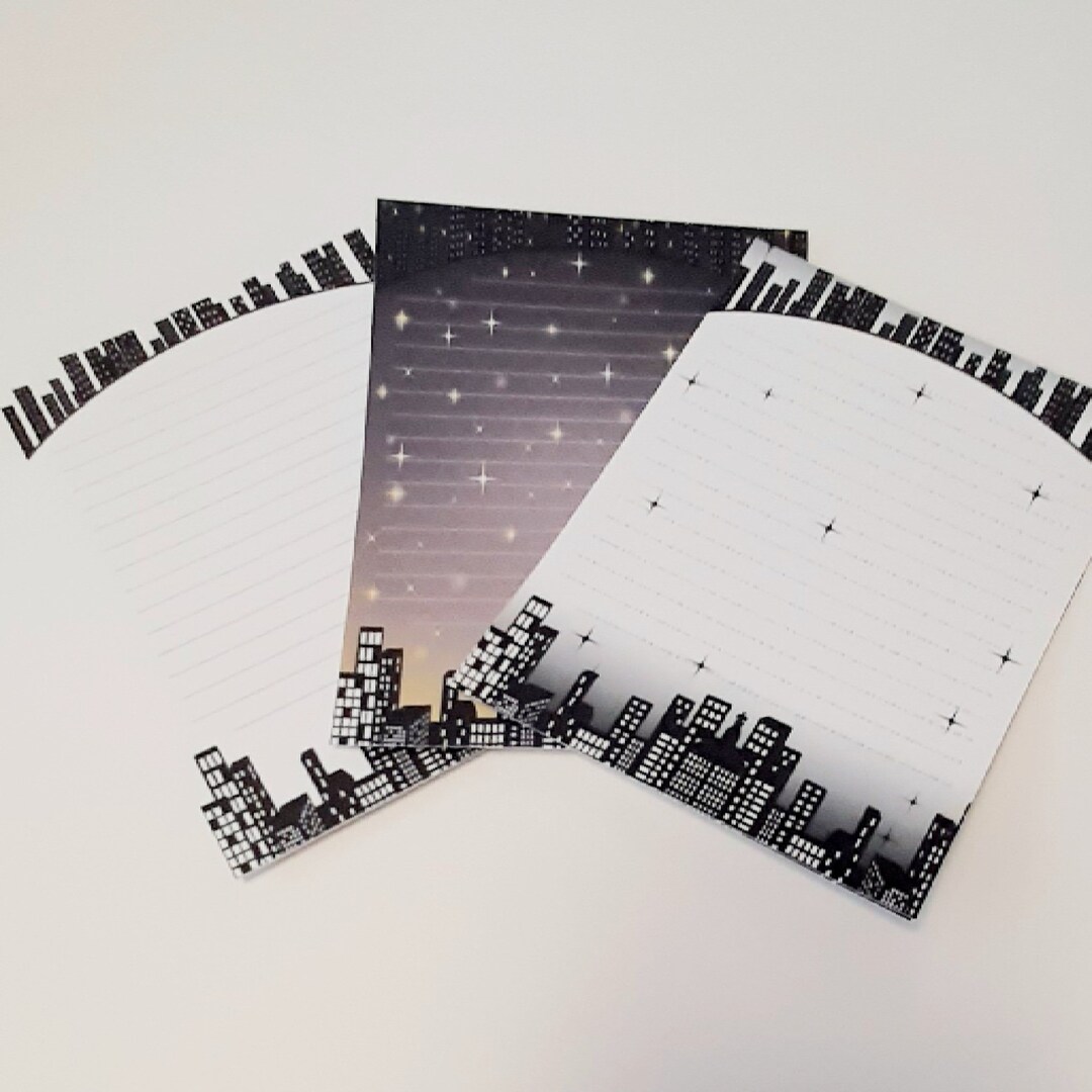 The City Night Memo Notepad - Etsy